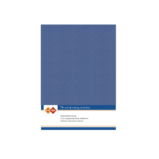 LKK-4K64 Linen Cardstock - 4K - Jeans Time4hobby