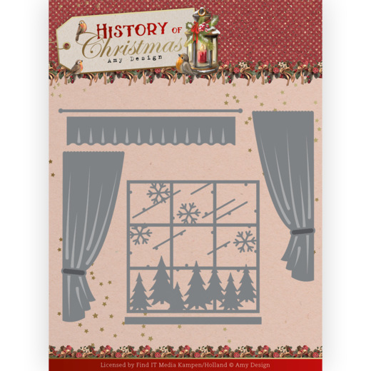 ADD10246 Dies - Amy Design - History of Christmas - Lacy Christmas Tree ...