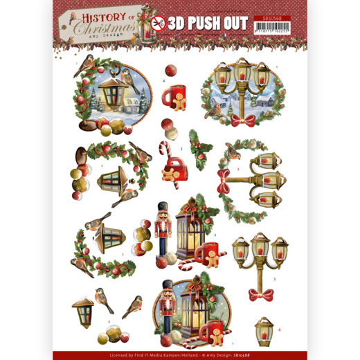 ADD10246 Dies - Amy Design - History of Christmas - Lacy Christmas Tree ...