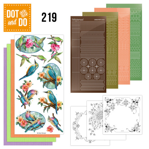DODO219 Dot and Do 219 - Amy Design - Colourful Feathers Time4hobby