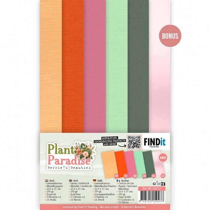 BB-4K-10012 Linen Cardstock Pack - Berries Beauties - Plant Paradise ...